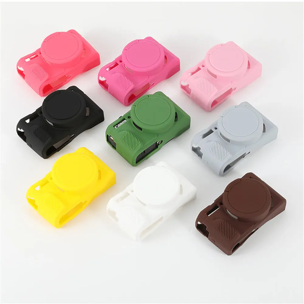 Soft-Silicone-Rubber-Armor-Camera-Body-Case-For-Canon-G7X-Mark-II-III ...