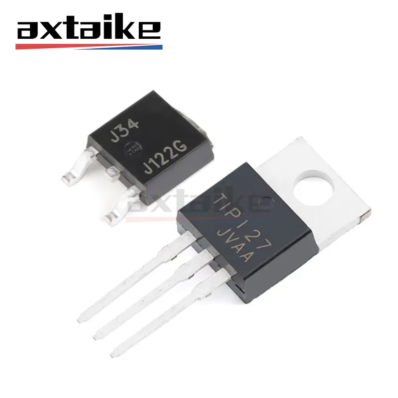 10PCS-TIP122-TIP127-TO-220-MJD122-MJD127-TO-252-DPAK-MJD122G-MJD127G ...