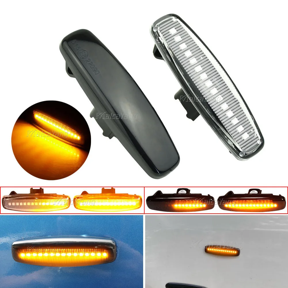 Dynamic-Blinker-LED-Side-Marker-Turn-Signal-Lights-For-Infiniti-EX25 ...