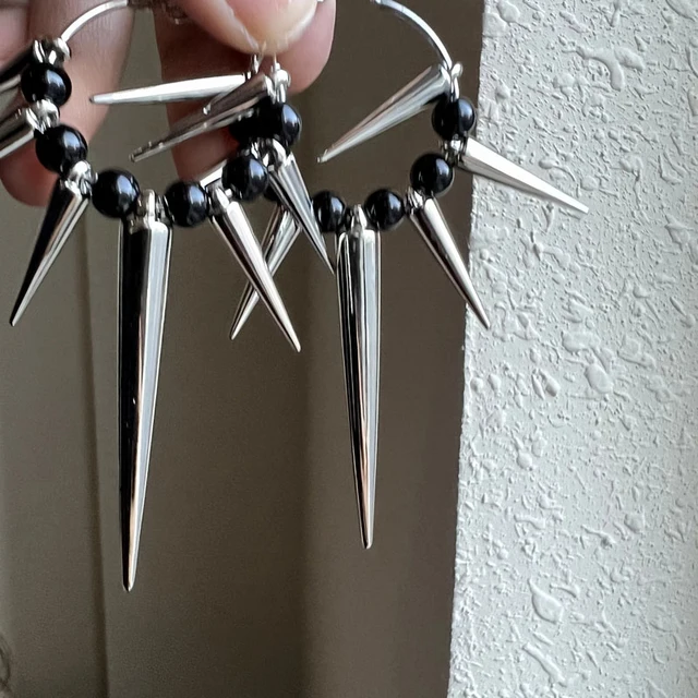 2022 New Punk Drop Earrings Y2K Fashion Gothic Personality Darts ...