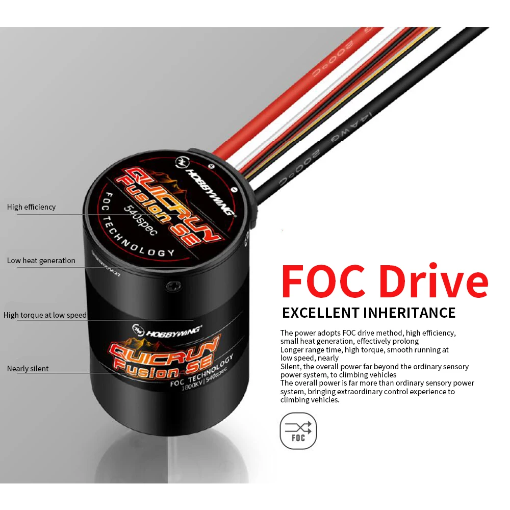 Hobbywing-Fusion-Se-Senseless-Brushless-Waterproof-All-in-one-Machine ...