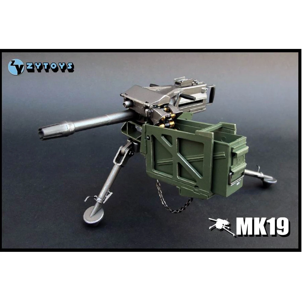 1/6th MK19 Grenade Launcher Assembled Machine Gun Model PVC Material ...