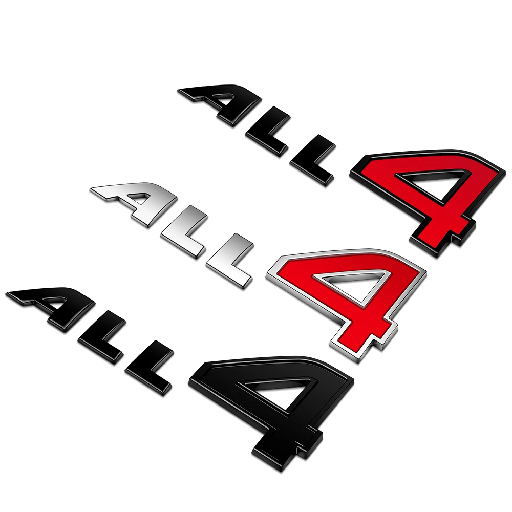 ALL4 Logo Trunk Side Decals Emblem Fender Stickers For MINI R60 R61 F60 ...