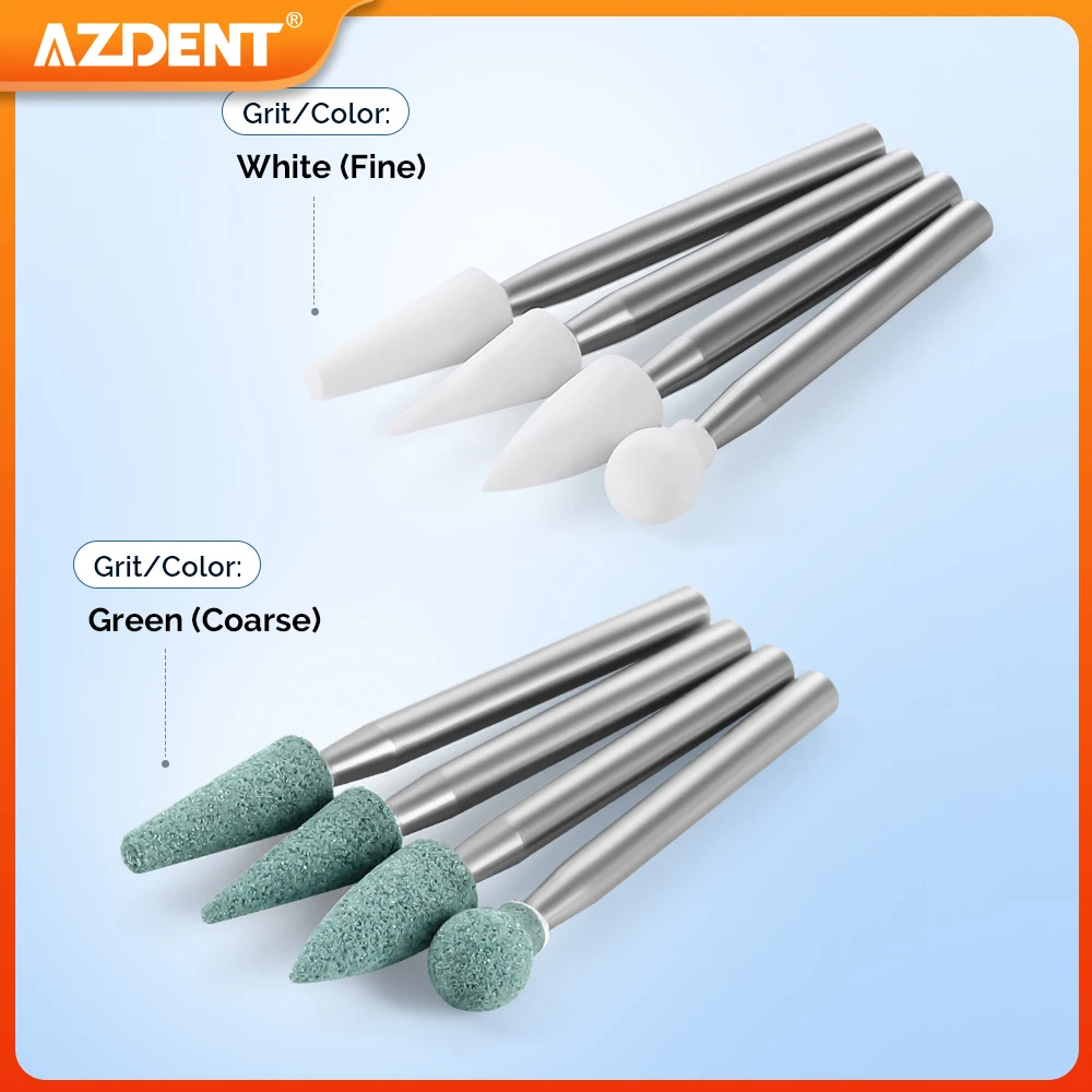 12PCS/Box AZDENT Dental White Stone Polishing Polisher Sandstone ...