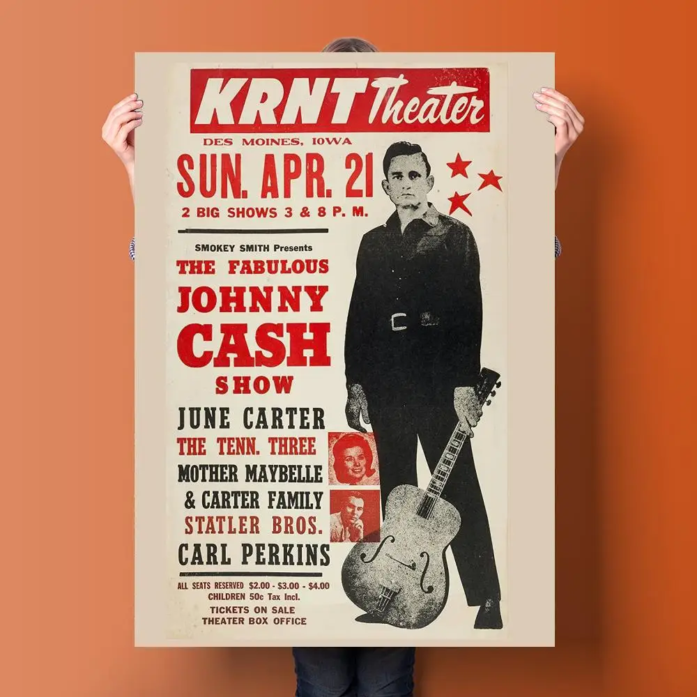 Johnny Cash Show Poster
