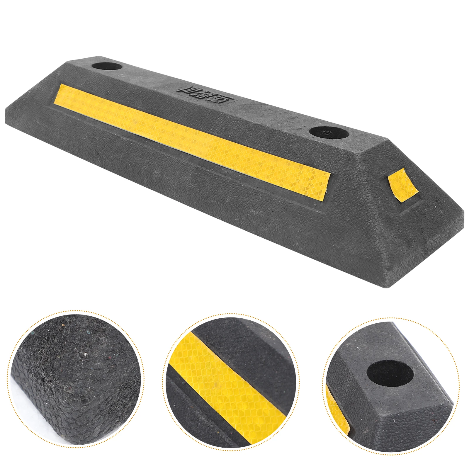 Parking Stopper For Garage Rubber Reinforced Garage Parking Aid Wheel ...