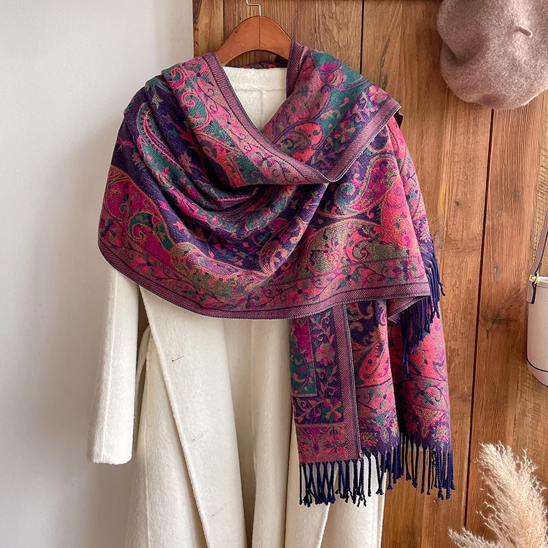 Winter-Thick-Warm-Scarf-Women-Cashmere-Paisley-Shawl-and-Wraps-Pashmina ...