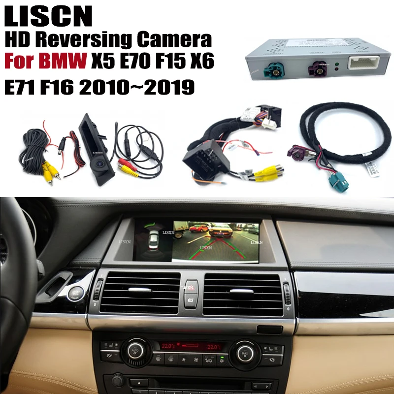 Rear Camera For Bmw X5 E70 F15 X6 E71 F16 2010~2019 Interface Original ...