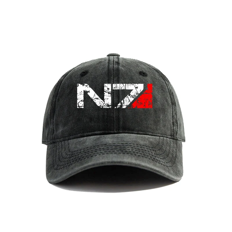 Mass-Effect-N7-Baseball-Caps-Distressed-Hats-Cap-Men-Women-Retro ...