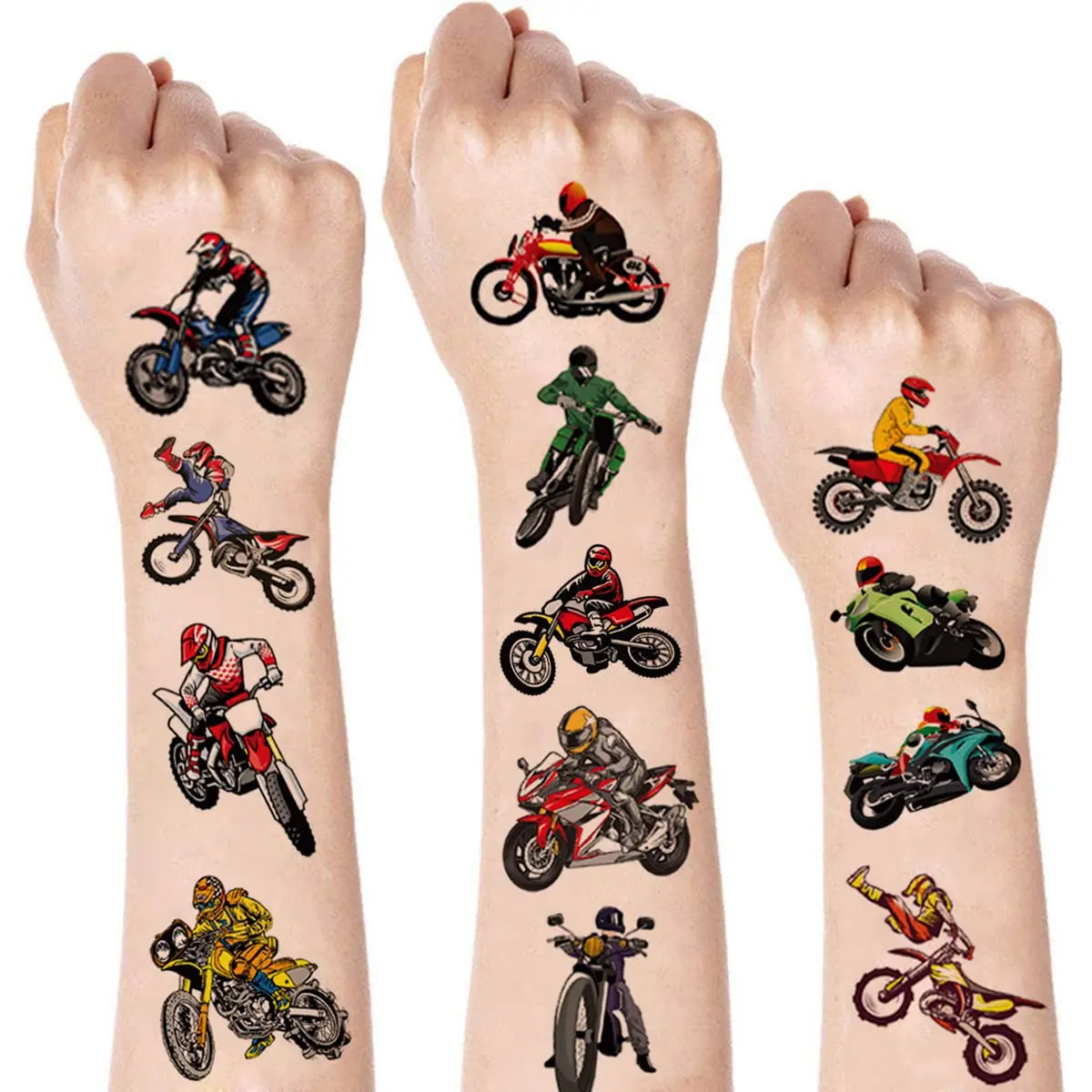 Motocross Number Plate Tattoo