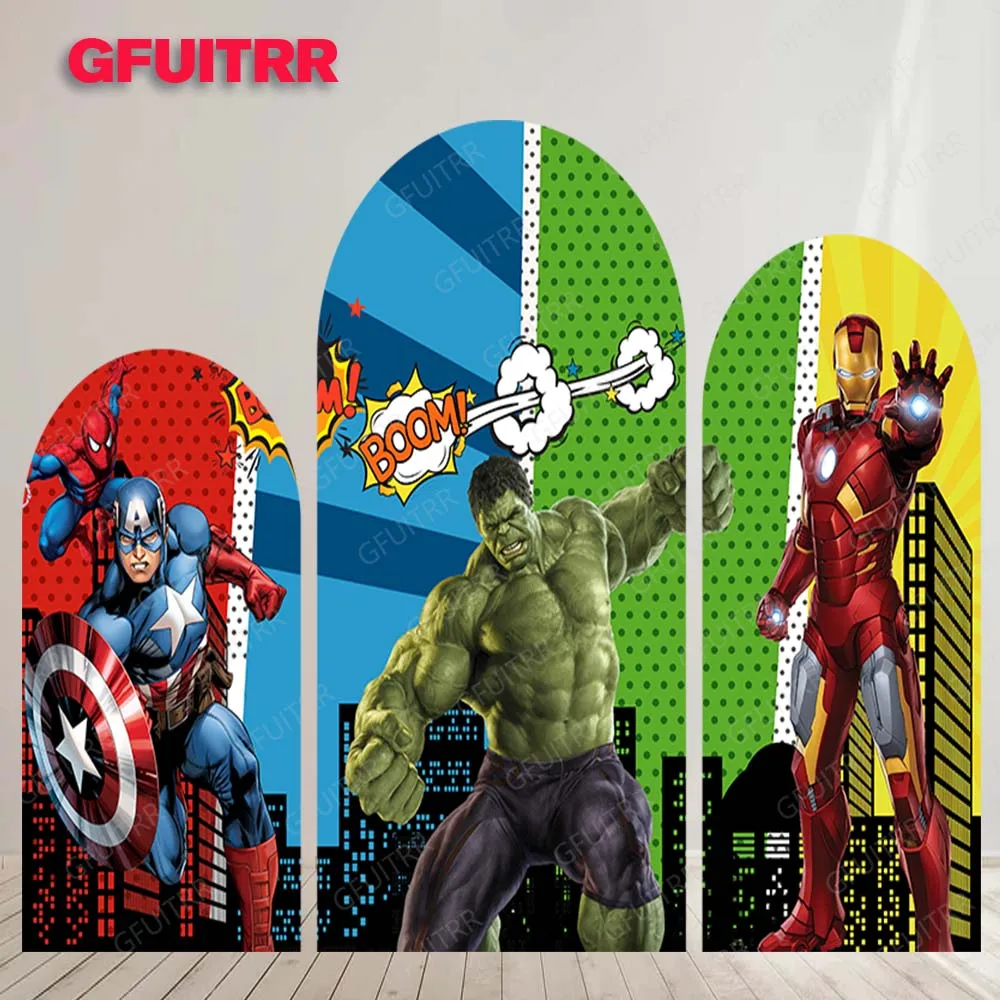 Disney-Super-Hero-Backdrop-Doublesided-Arch-Cover-Marvel-Hulk ...