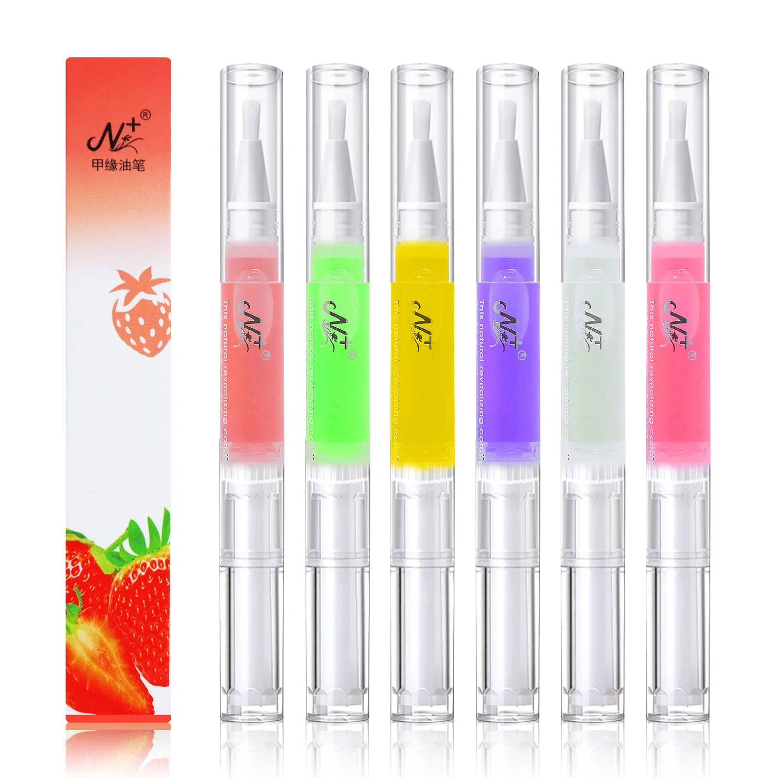 Nail Cuticle Oil Pen Fruit Flavor Cuticle Revitalizer Treatment ...
