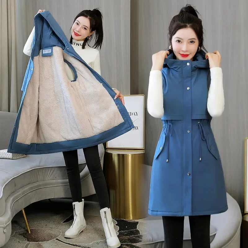Autumn-Winter-Sleeveless-Hooded-Jacket-Women-Size-5XL-Long-Vests ...