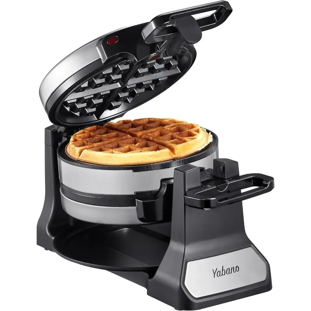 Waffle Maker, Classic Rotating Waffle Iron with Nonstick Plates ...