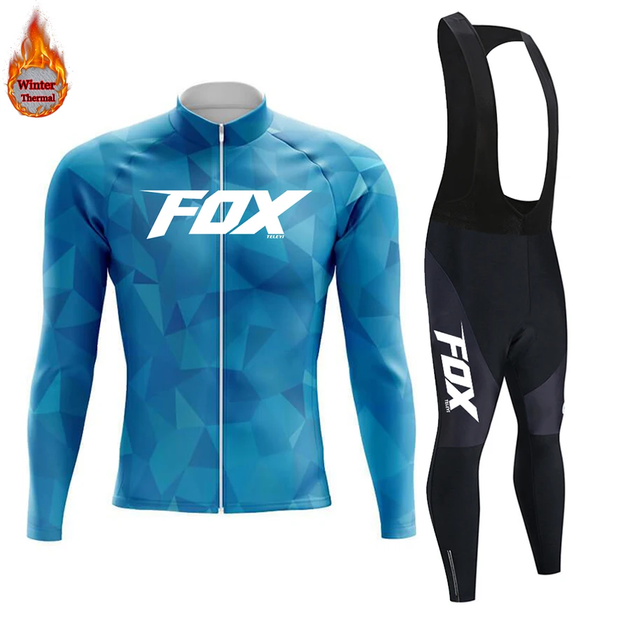 Fox-teleyi-Conjunto-de-ropa-t-rmica-de-lana-para-ciclismo-Jersey-c-lido ...
