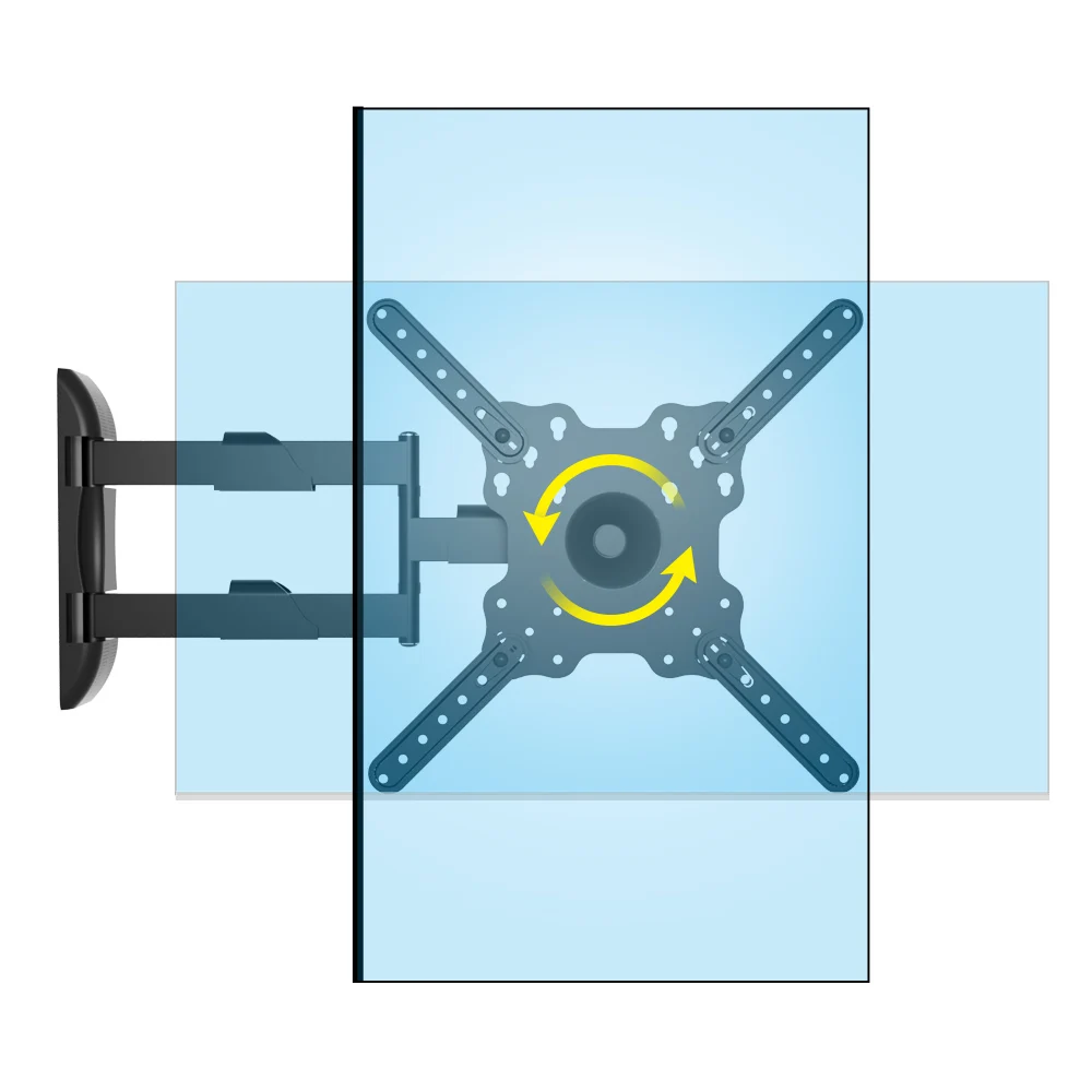 32-55-Screen-Rotates-90-TV-Wall-Mount-Full-Motion-Tilt-Bracket-TV ...