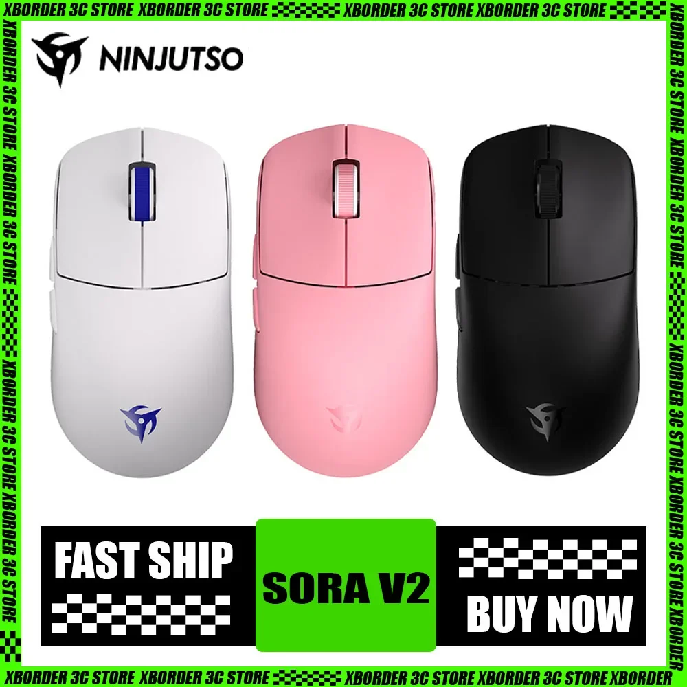 Ninjutso-rat-n-inal-mbrico-Sora-V2-8k-Paw3395-Sensor-de-retorno-modo ...