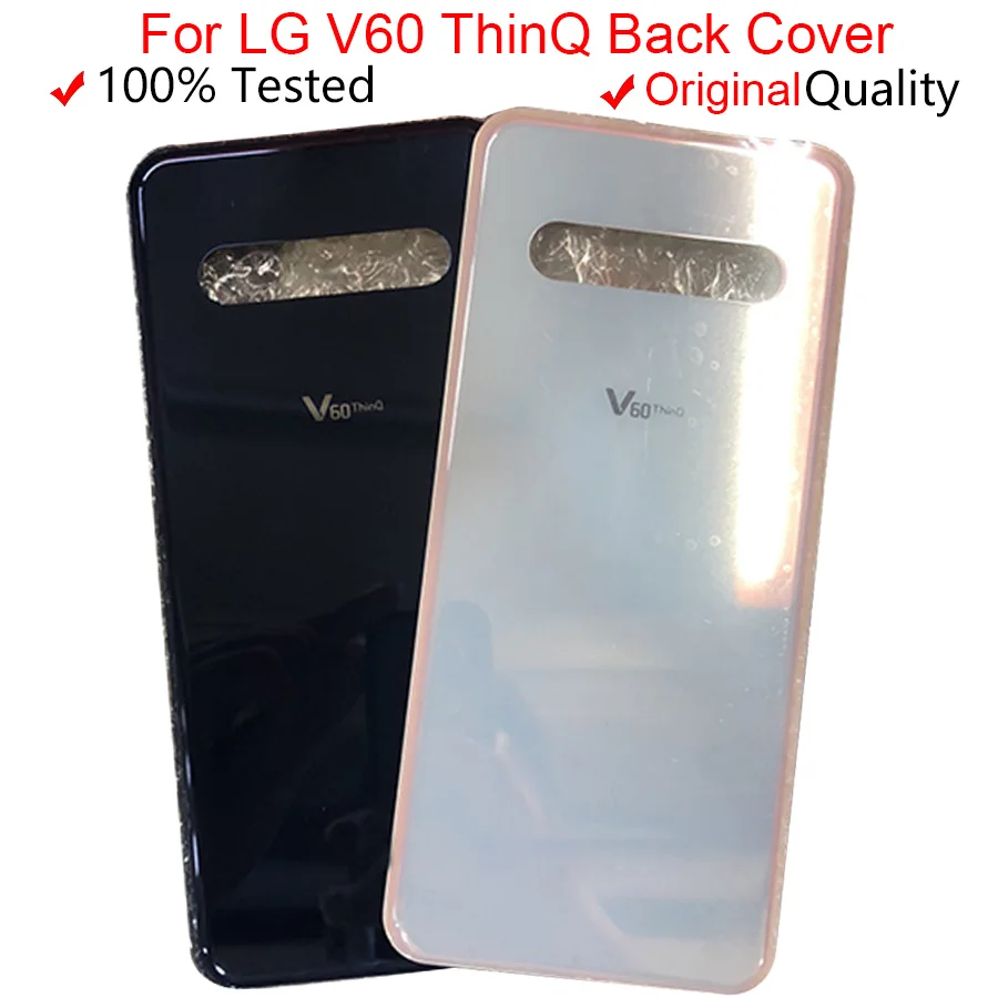 For-LG-V60-ThinQ-Battery-Cover-Back-Glass-Housing-Back-Case-Backshell ...