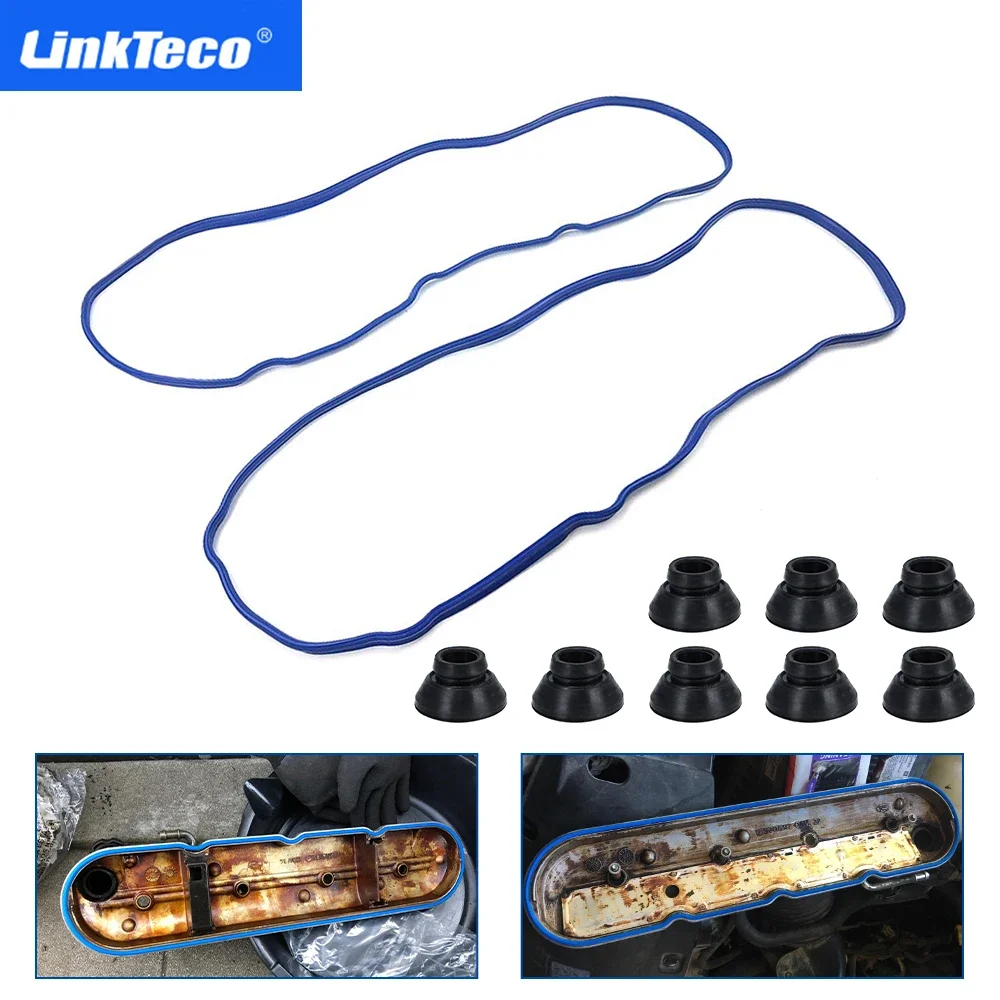 Engine-Valve-Cover-Gasket-Set-For-Chevrolet-Chevy-GMC-Cadillac-Hummer ...