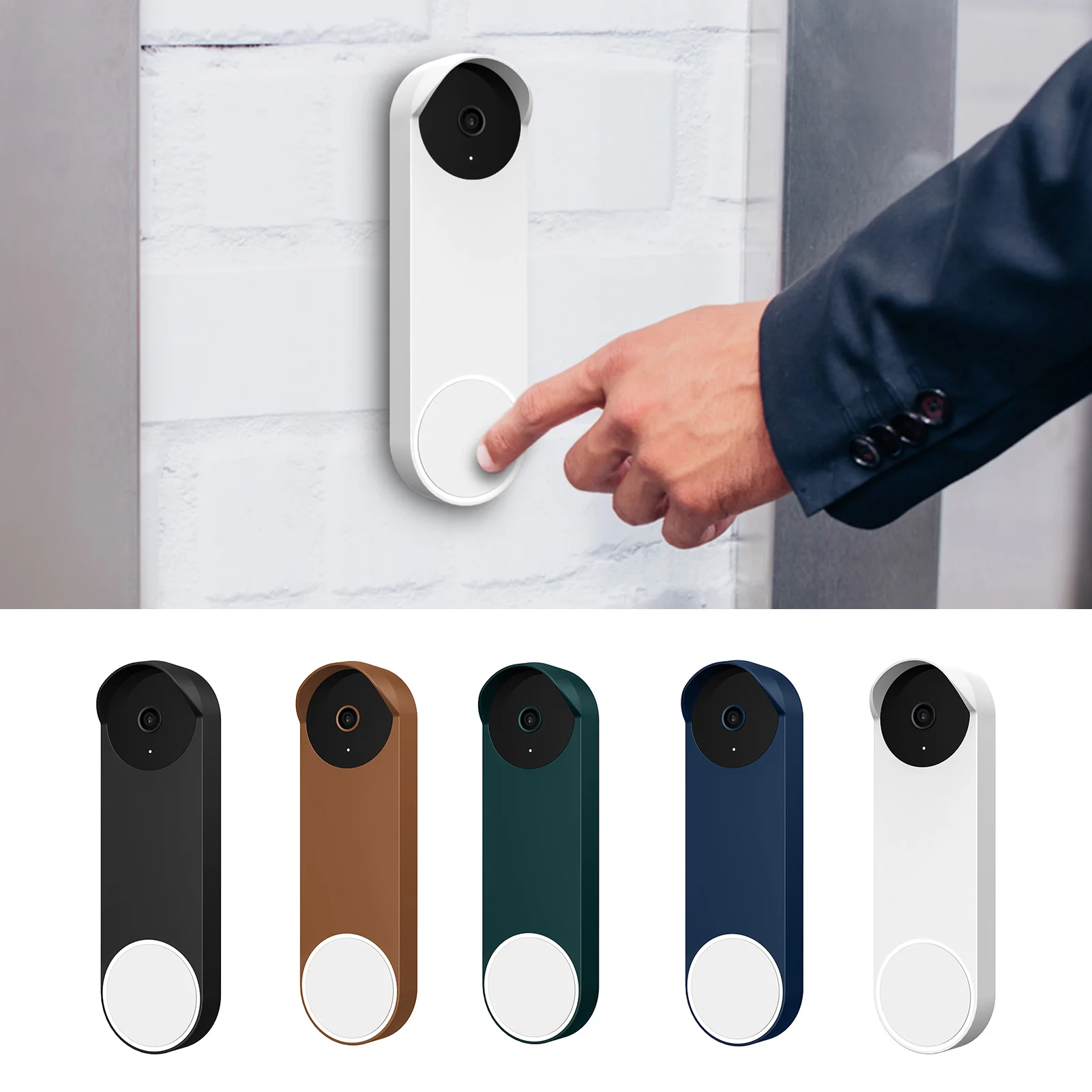 Silicone-Protective-Case-For-Google-Nest-Doorbell-Camera-Doorbell-UV ...