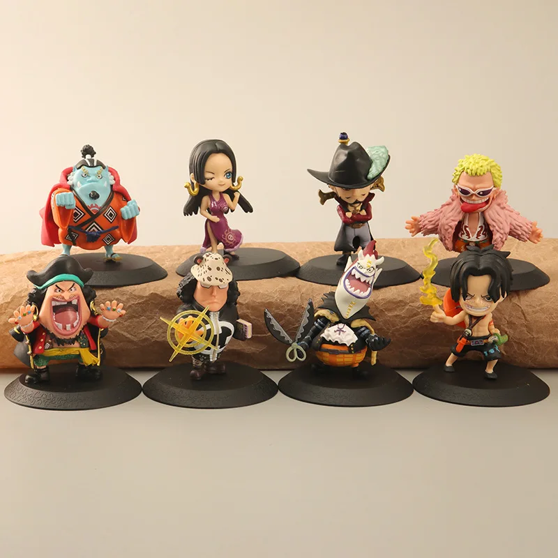 8Pcs-Set-Anime-One-Piece-Ace-Jinbe-Donquixote-Doflamingo-Boa-Hancock ...