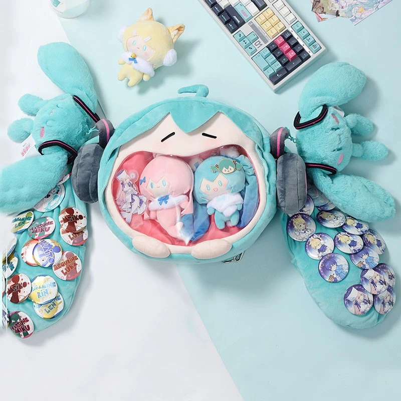 Presale Official Anime Miku Itabag Vocaloid Cosplay Ita Bag Plush ...