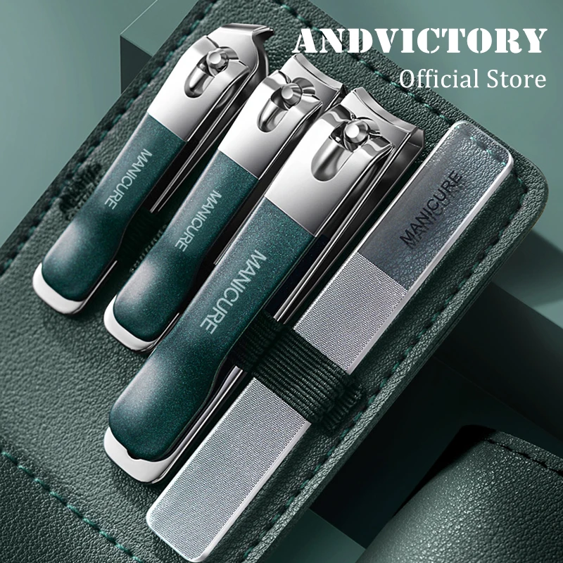 3Pcs/set Nail clippers set stainless steel slant Edg Toenail Clipper ...