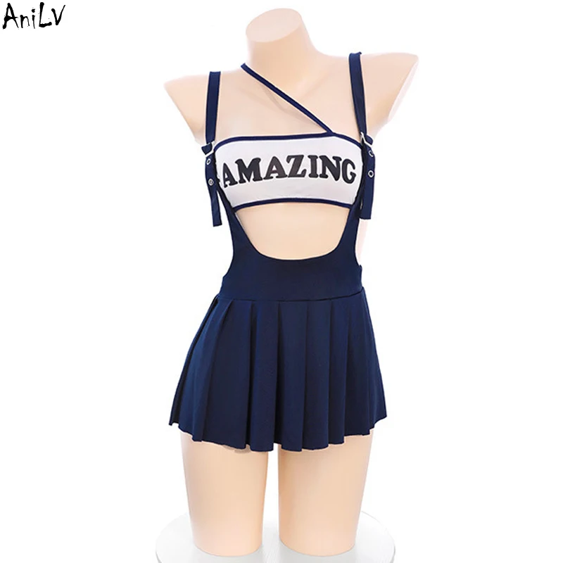 AniLV-Game-Competition-Cheerleading-Team-Uniform-Anime-Student-School ...