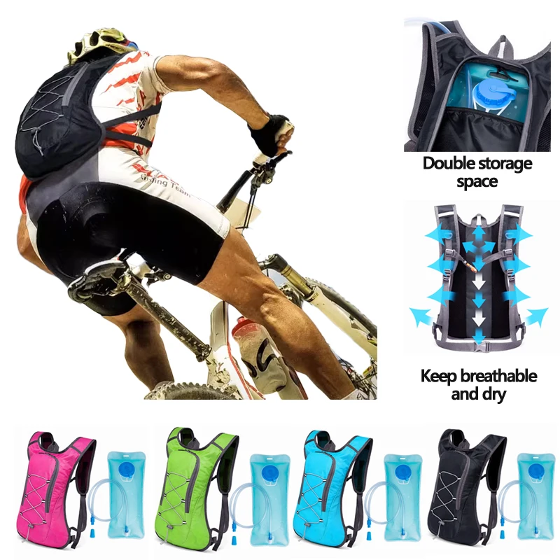 Water-Bag-Tank-Backpack-2L-Water-Bladder-Hiking-Motorcross-Riding ...