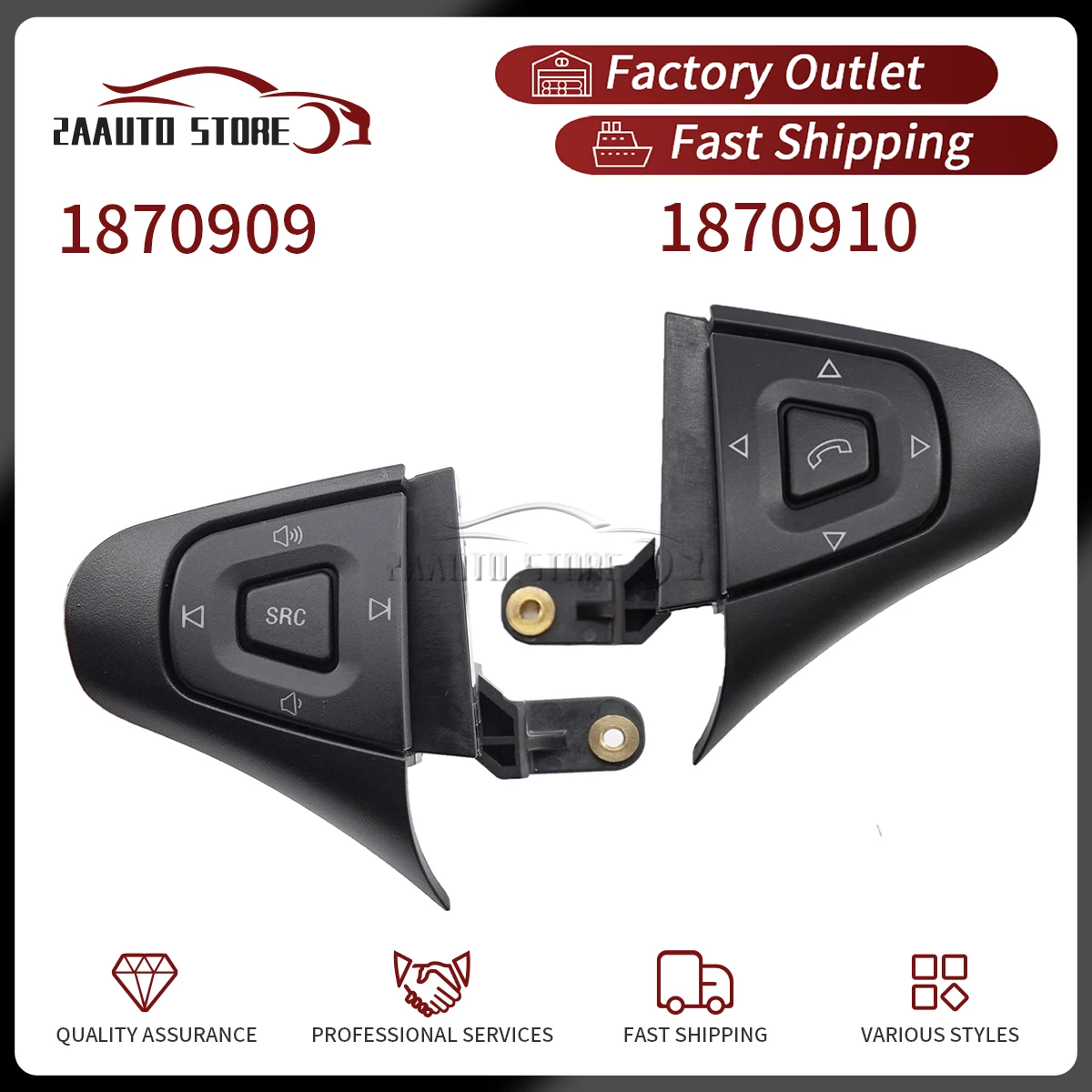 1870910 1870909 For SCANIA P G R T Series Truck Cruise Control Switch ...