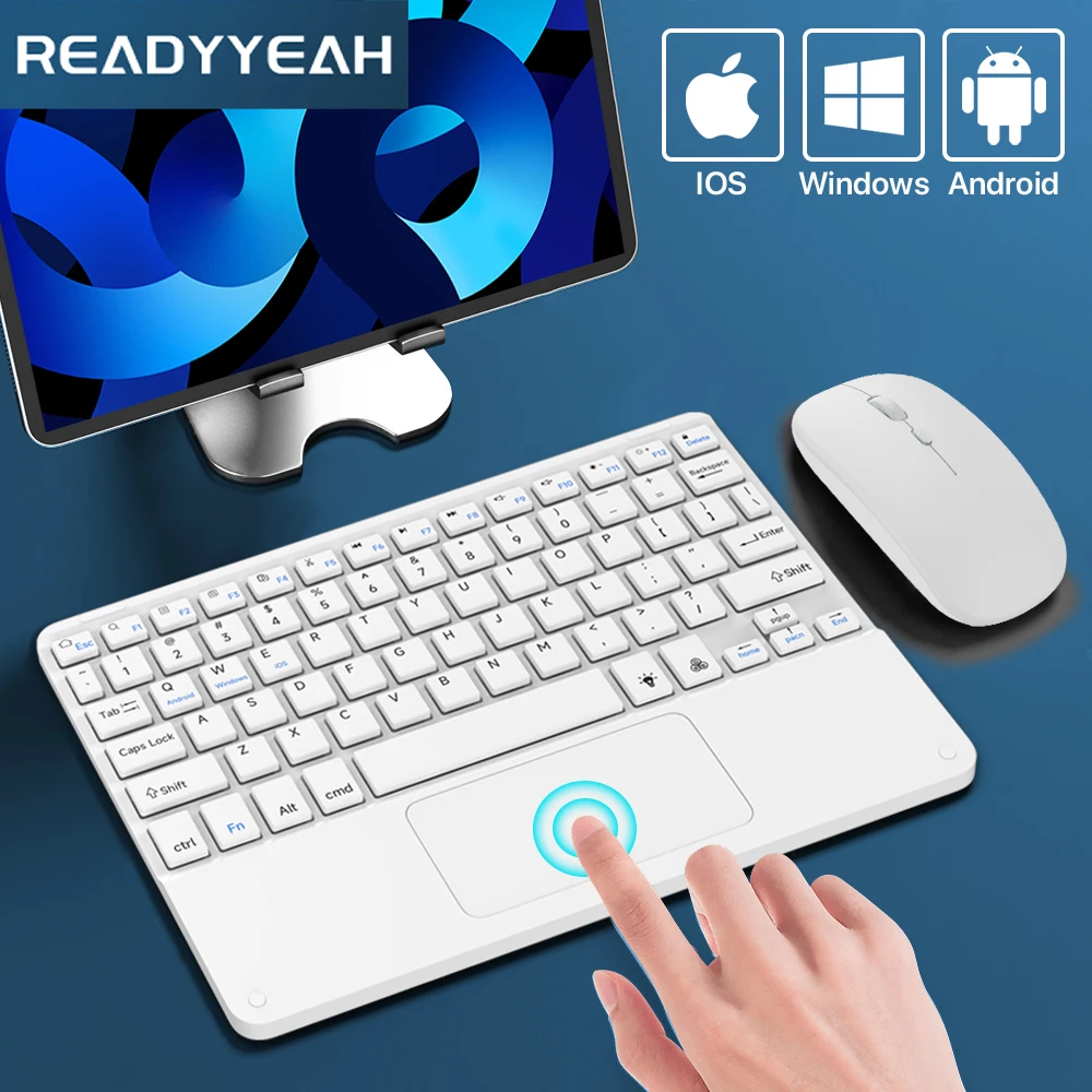 Touchpad-Wireless-Keyboard-and-Mouse-Bluetooth-Keyboard-For-iOS-Android ...