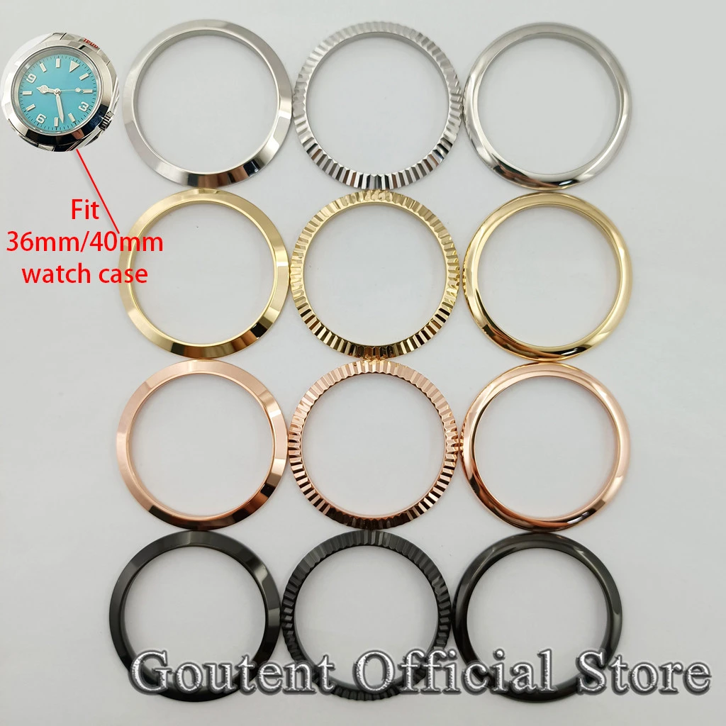 Goutent High Quality Steel Watch Bezel For 36mm/40mm Watch Case Ring ...