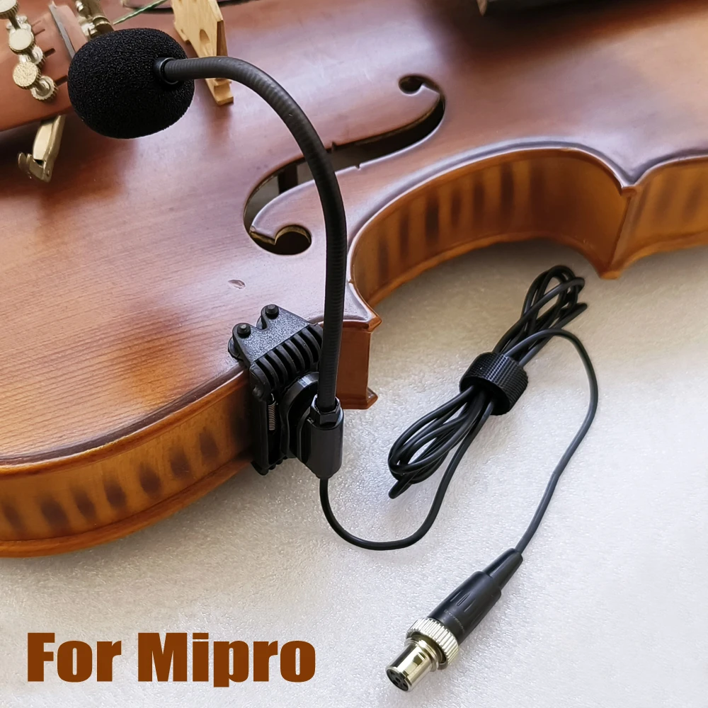 Micrófono de violín TA4F mini xlr, sistema de micrófono inalámbrico ...
