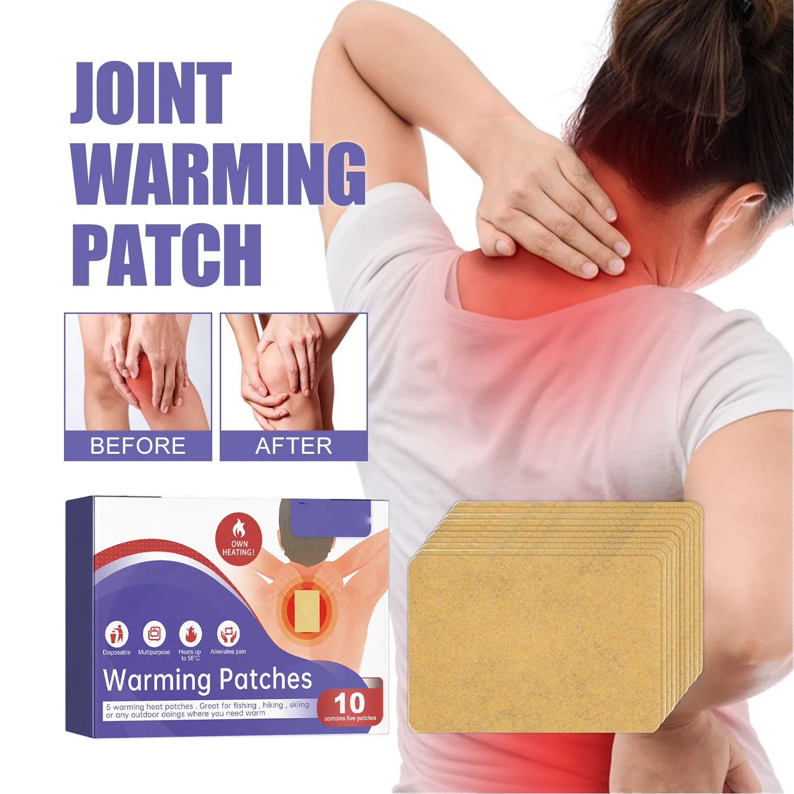 Muscle-Pain-Patches-Improve-Flexibility-Multipurpose-Mild-Joint-Pain ...