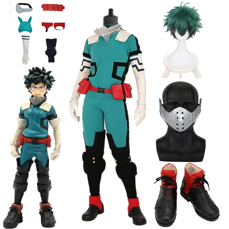 Disfraz de Cosplay de batalla de Midoriya Izuku Deku, My Hero Academia ...