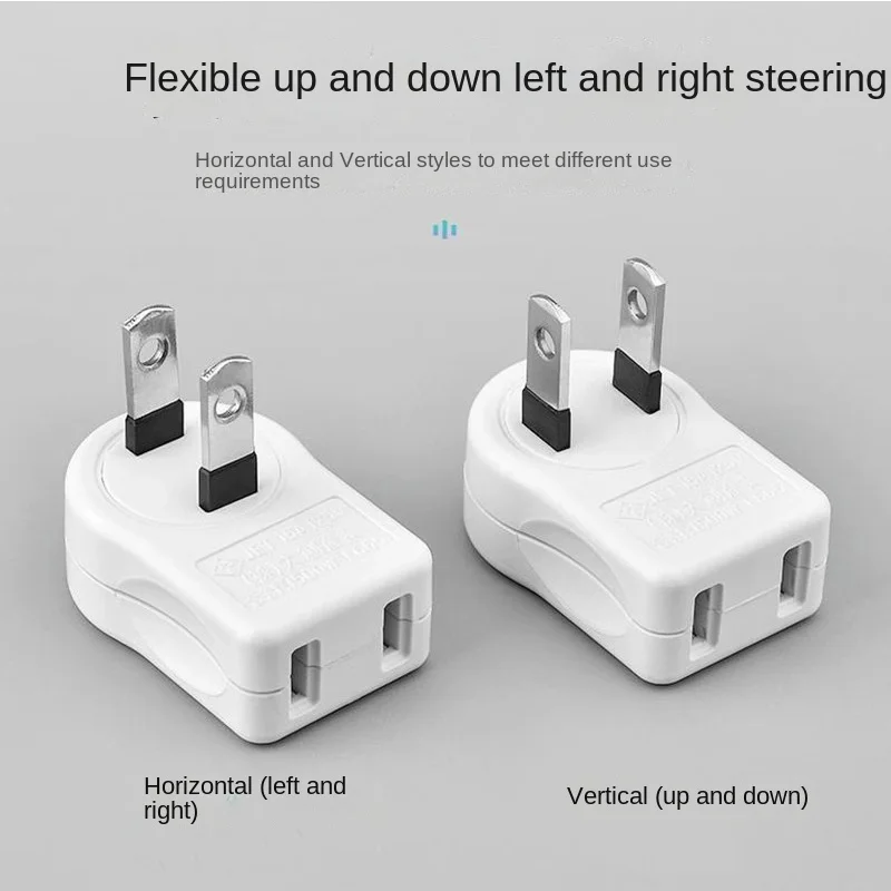 US-2PIN-360-Angle-Rotatable-Power-Socket-Plug-Adapter-Foldable-Travel ...