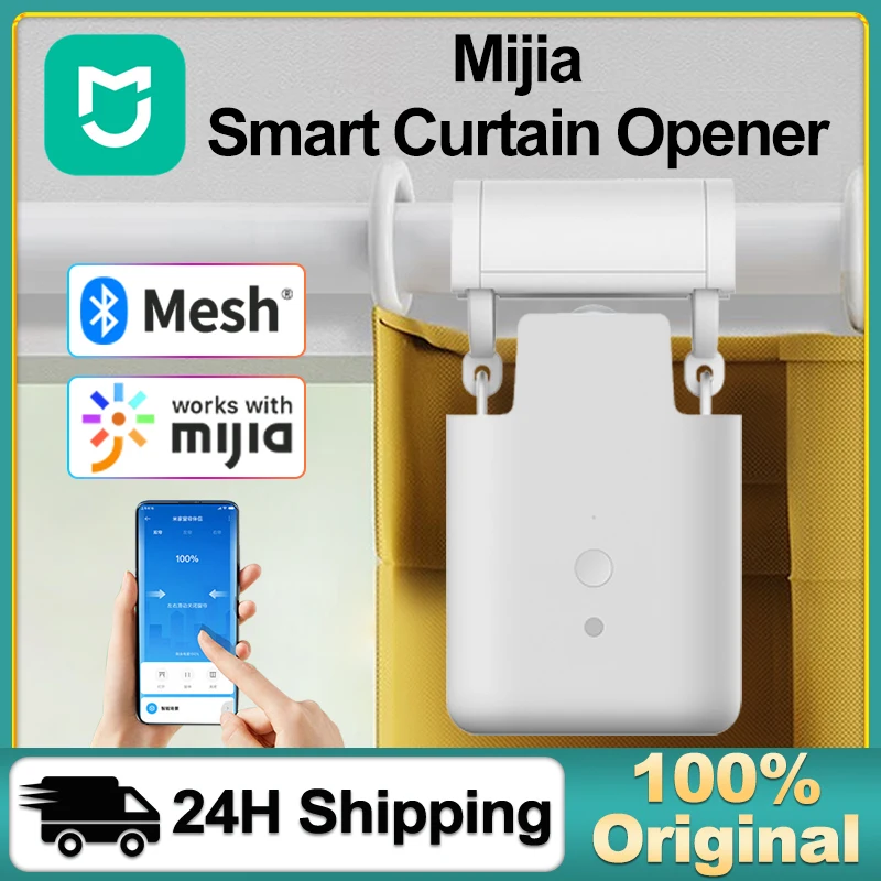 MIJIA-Smart-Bluetooth-Mesh-Curtain-Motor-Switchbot-Remote-Control-Home ...