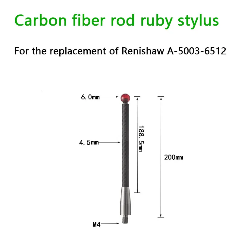 Carbon-fiber-rod-ruby-stylus-A-5003-6512-CMM-stylus-M4-ruby-6-0-200mm ...