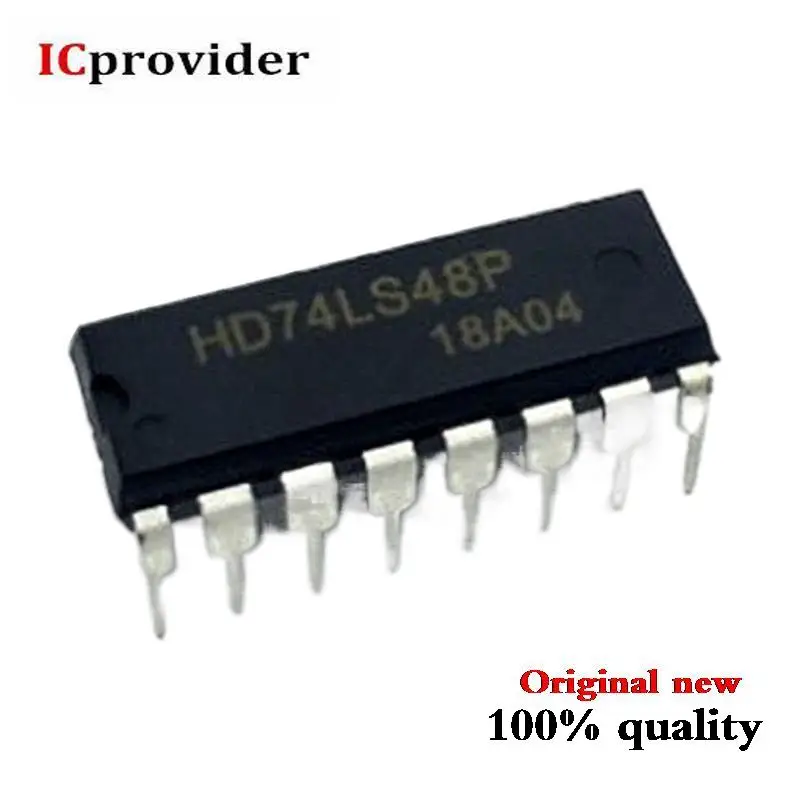 50PCS/LOT HD74LS48 HD74LS48P 74LS48 DIP 16 IC New original|Integrated ...
