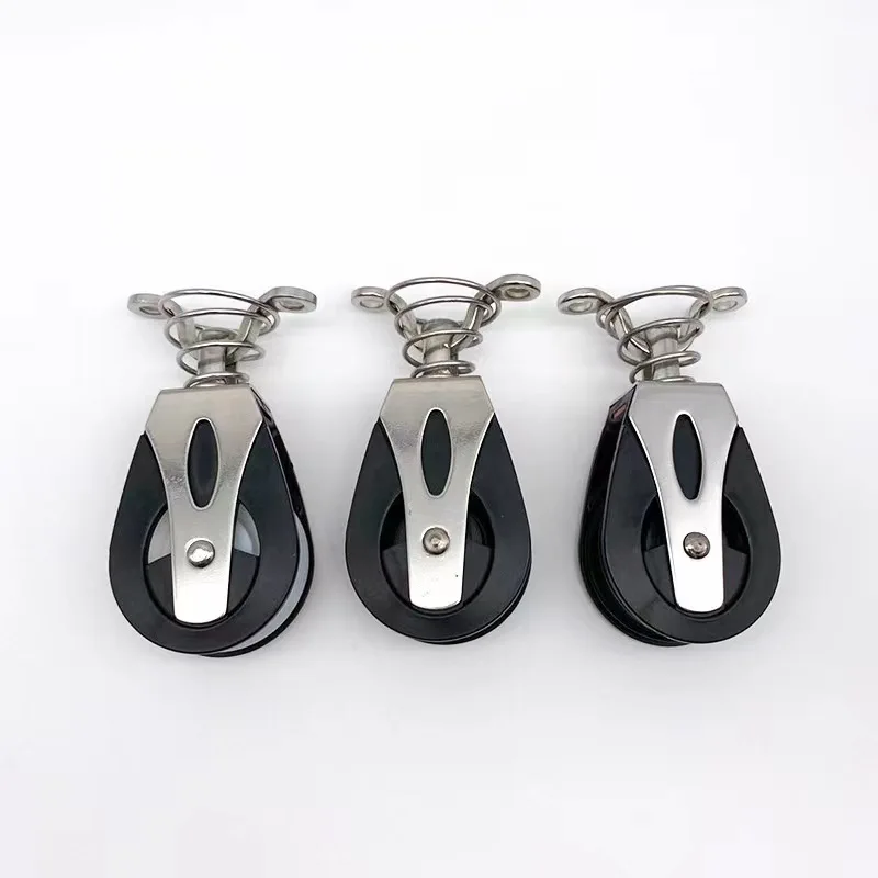 Sheave Block 2 Packs Kayak Boat Pulley Block Marine Sheave Lifting ...