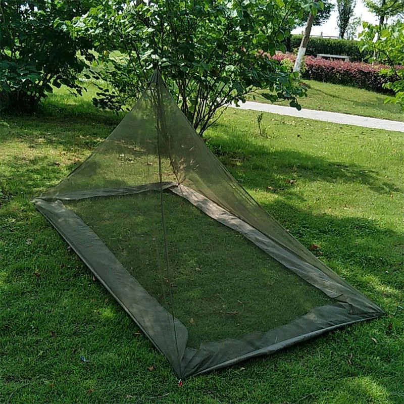 Outdoor-Camping-Black-Mosquito-Net-Lightweight-Portable-Mosquito-Tent ...