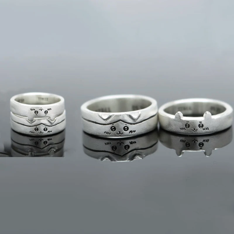Chiikawa-Couple-Ring-Kawaii-Hachiware-Women-Finger-Ring-Jewelry ...