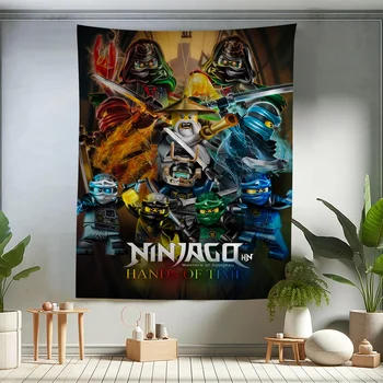 Cartoon N-Ninjago Cool L-LEGO Anime Tapestry Hanging Tarot Hippie Wall ...