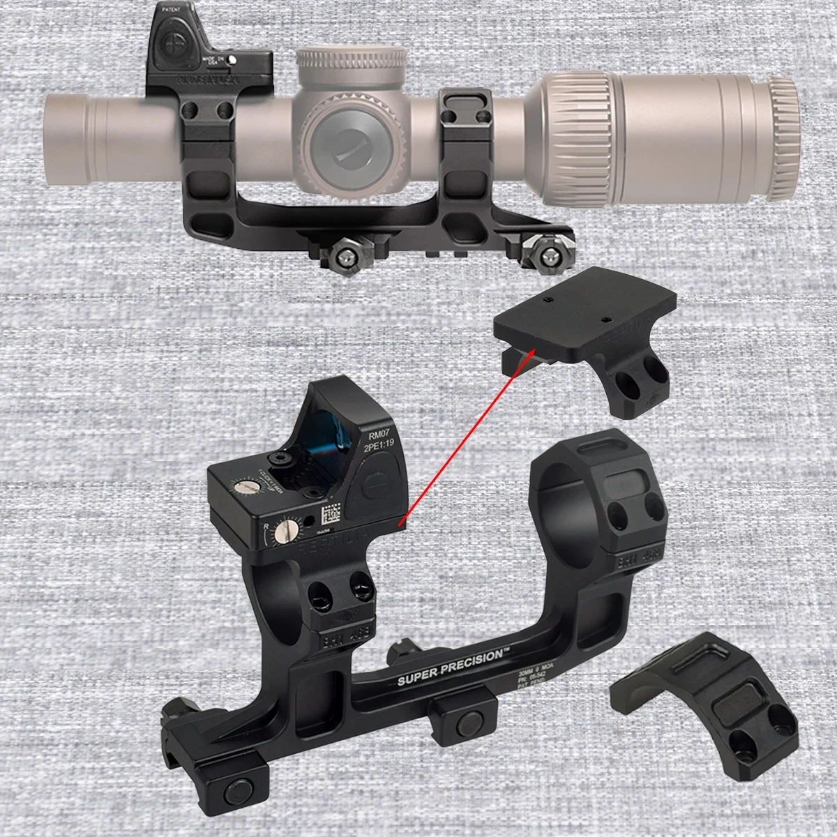 Tactical-GEISSELE-SUPER-PERCISION-AR15-Scope-Mount-25-4mm-30mm-Rings ...