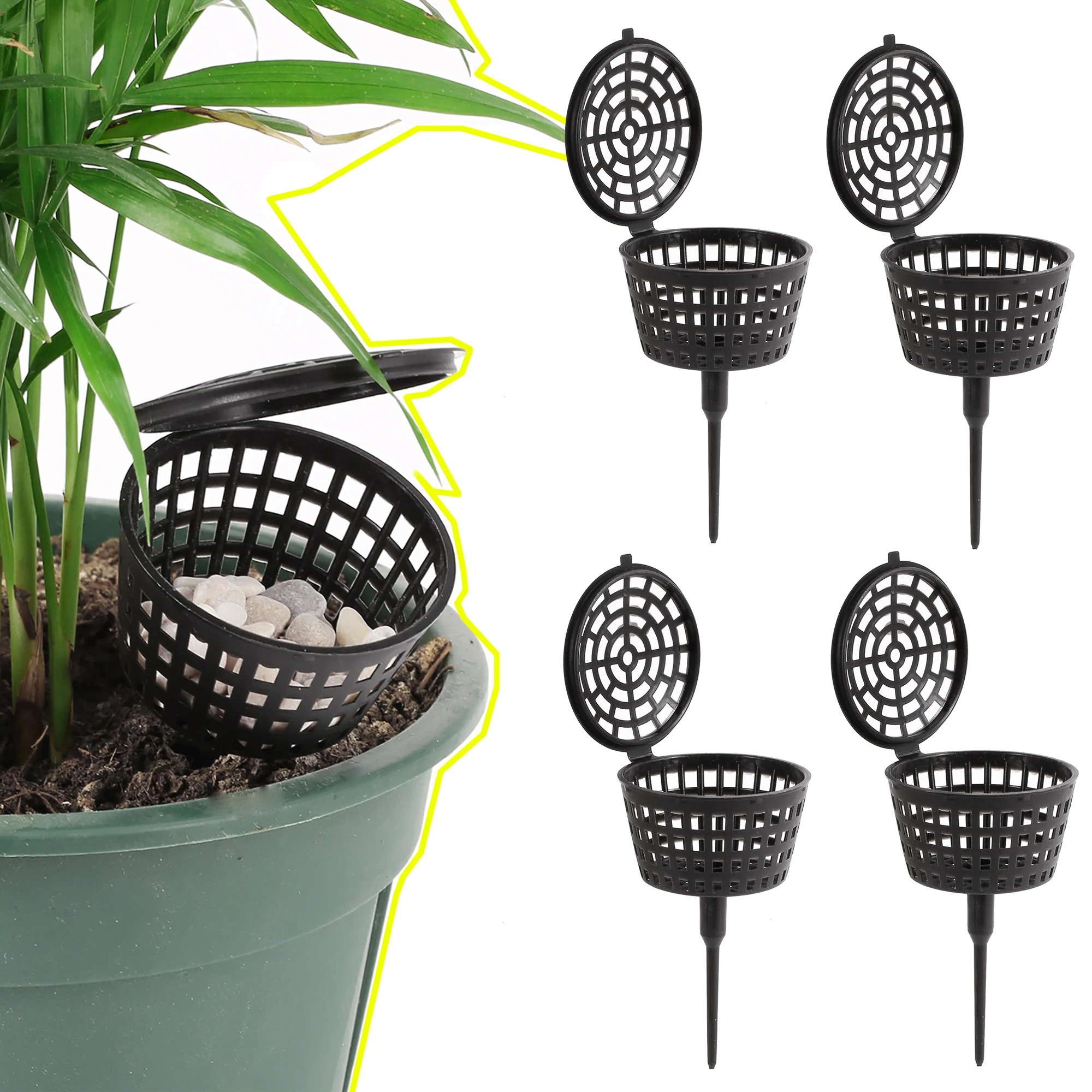 10Pcs-Fertilizer-Baskets-with-Lid-Bonsai-Automatic-Fertilization-Box ...