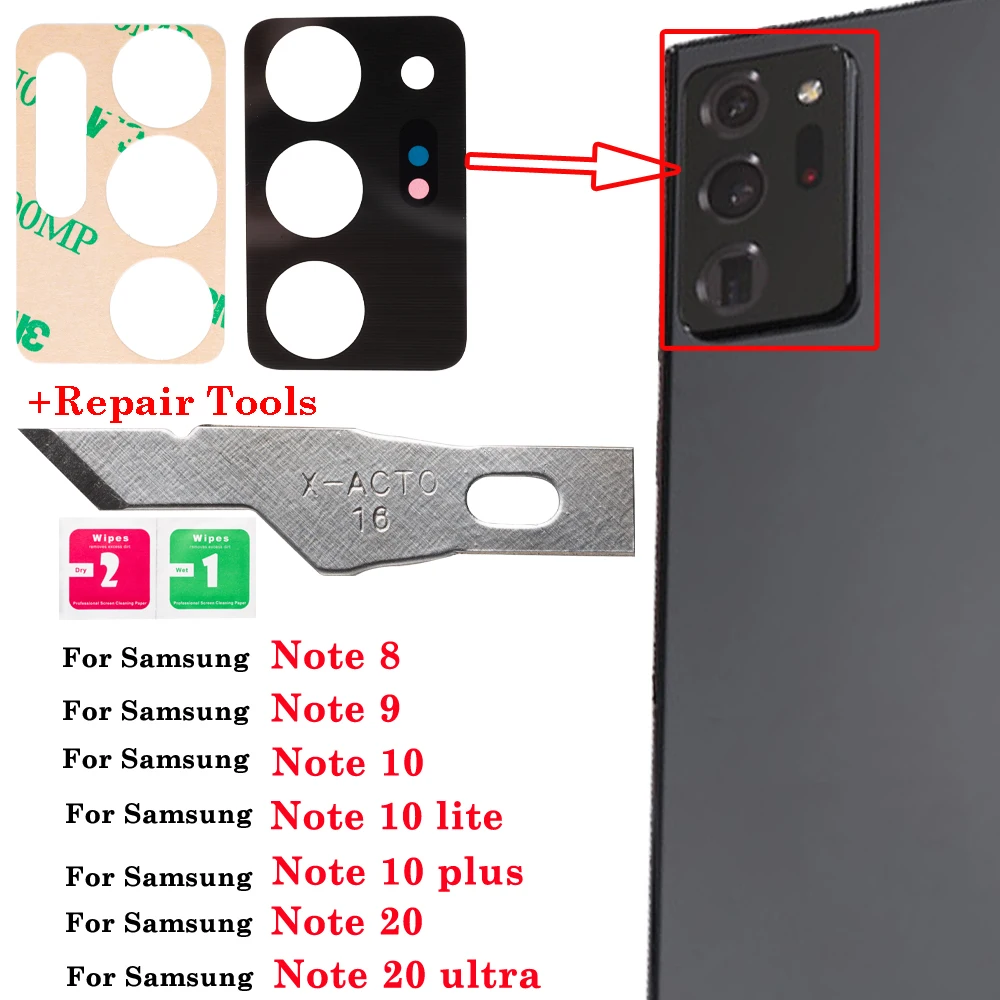 2sets-NEW-For-Samsung-Galaxy-Note-8-9-10-20-lite-plus-ultra-Back-Camera ...