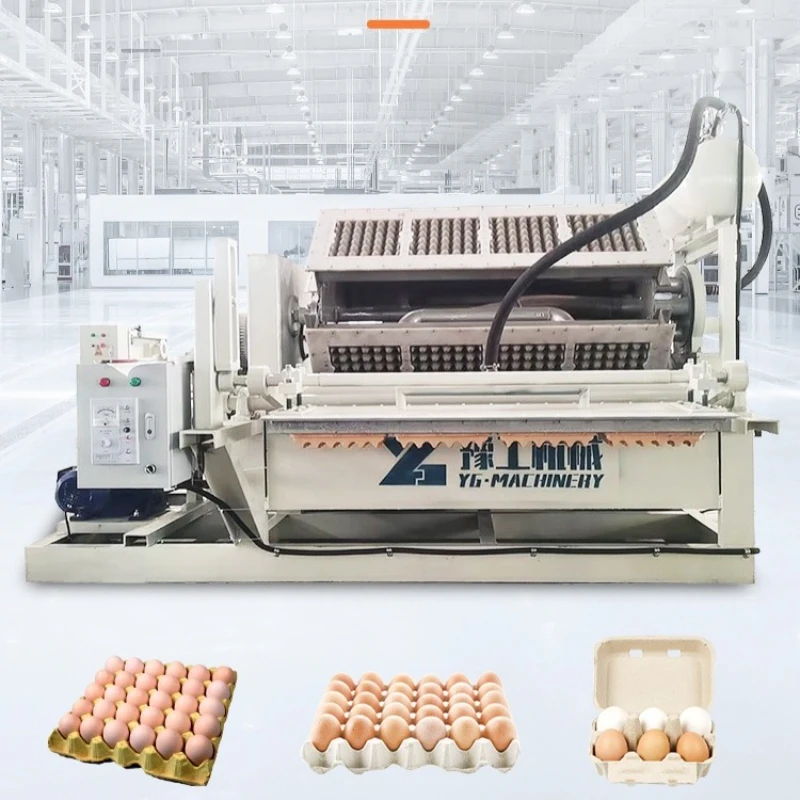 Automatic Paper Pulp Egg Tray Forming Machine Egg Carton Manufacturing ...