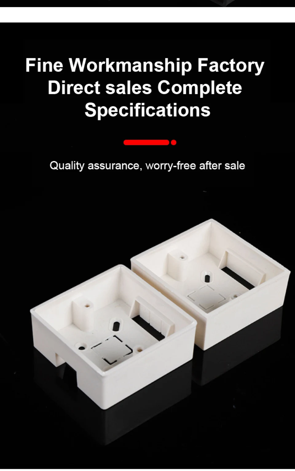 Socket base box-Boîtier de Base de prise de courant en PVC 86X86 ...