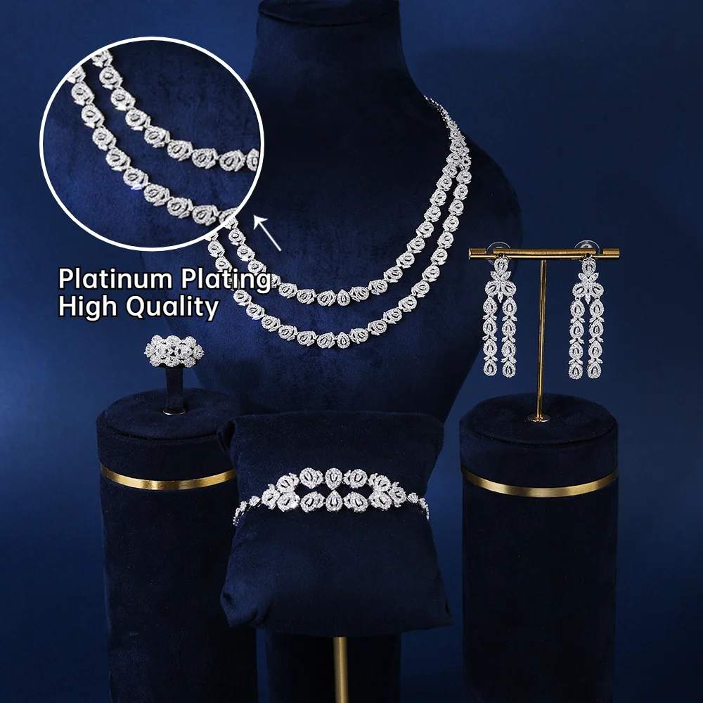 Platinum Jewelry Set
