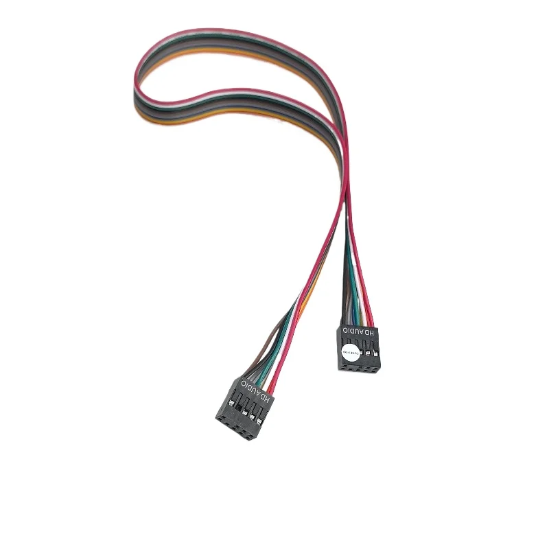 Chassis Internal Mainboard 9Pin Female To Female HD Audio Motherboard ...